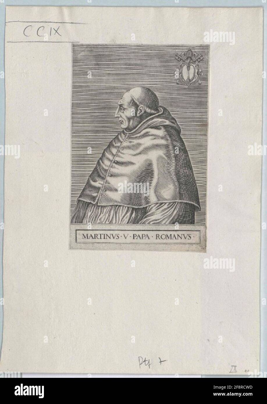 Martin V., papa Stock Photo - Alamy