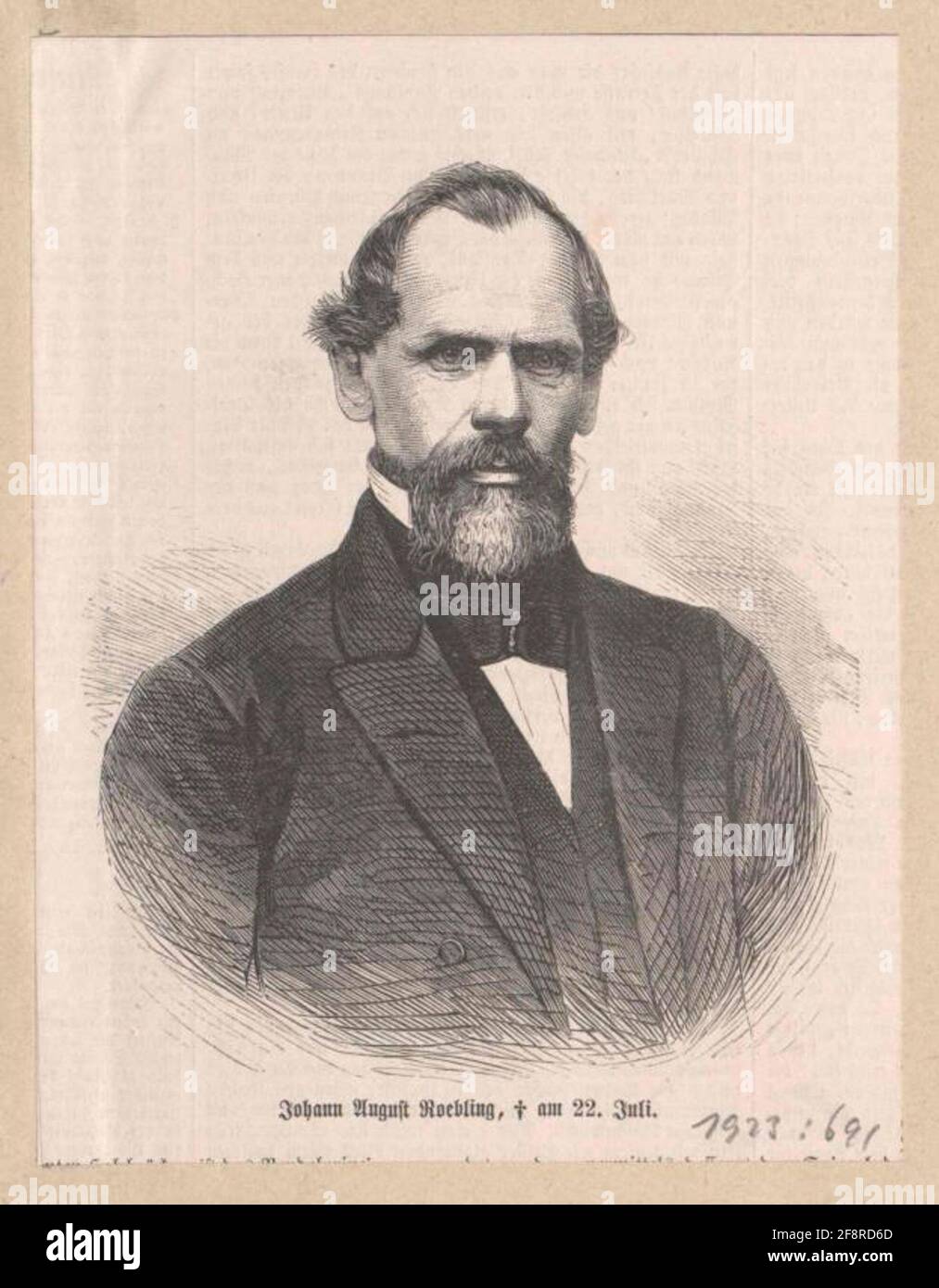 Roebling, John Augustus Stock Photo - Alamy