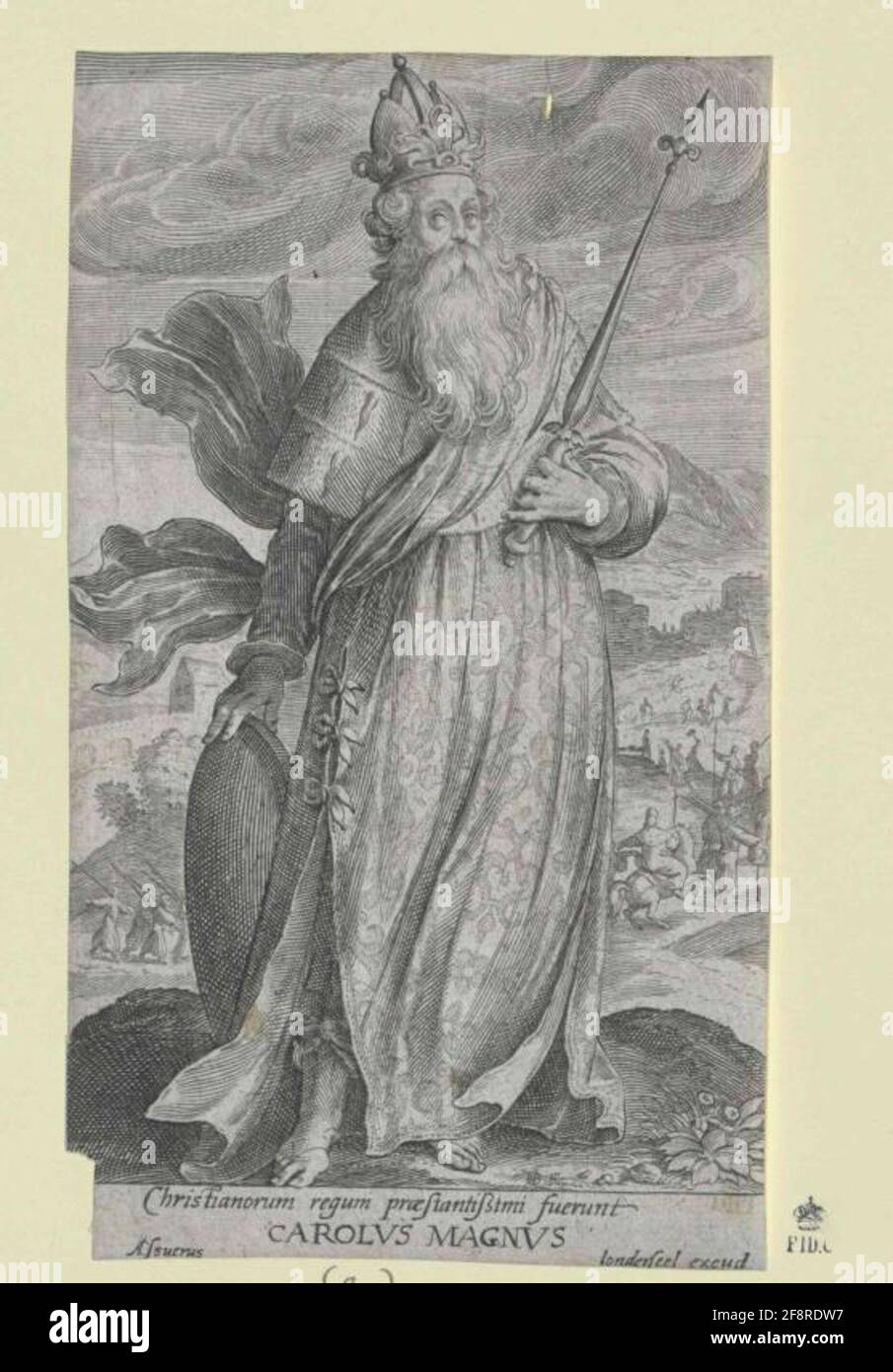 Karl I, the big, Roman emperor Stock Photo - Alamy