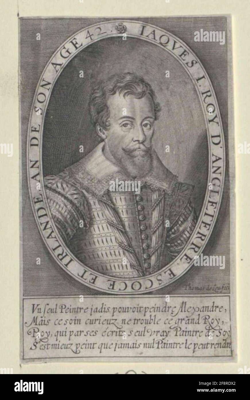 Jacob I. King of England Stock Photo - Alamy