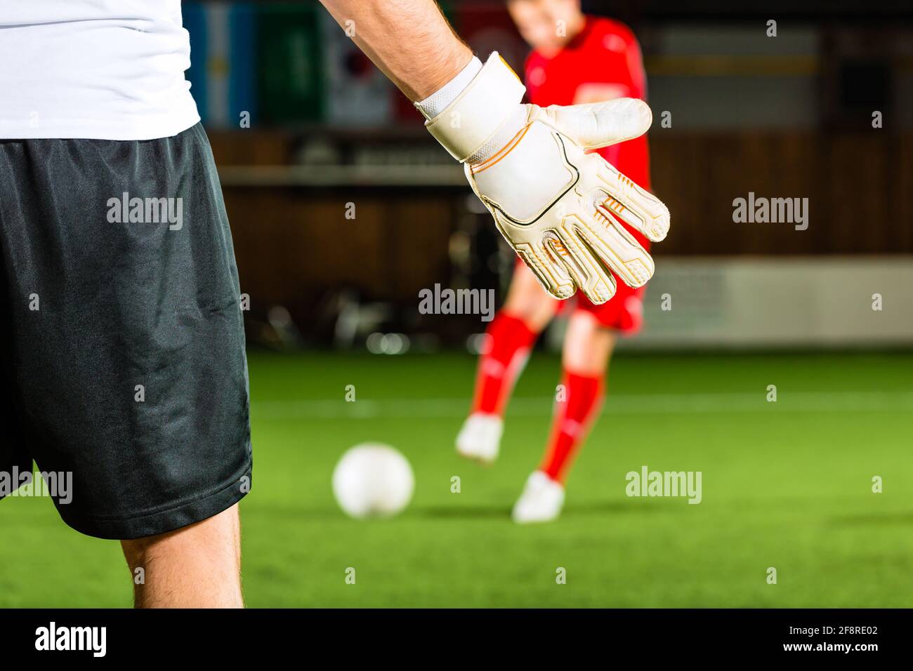 Man catching football goal hi-res stock photography and images - Alamy