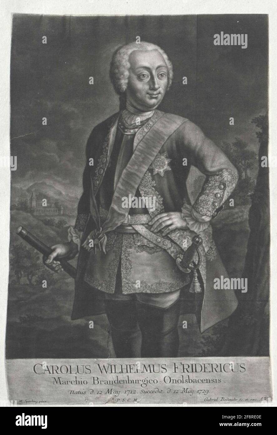 Markgraf karl friedrich hi-res stock photography and images - Alamy