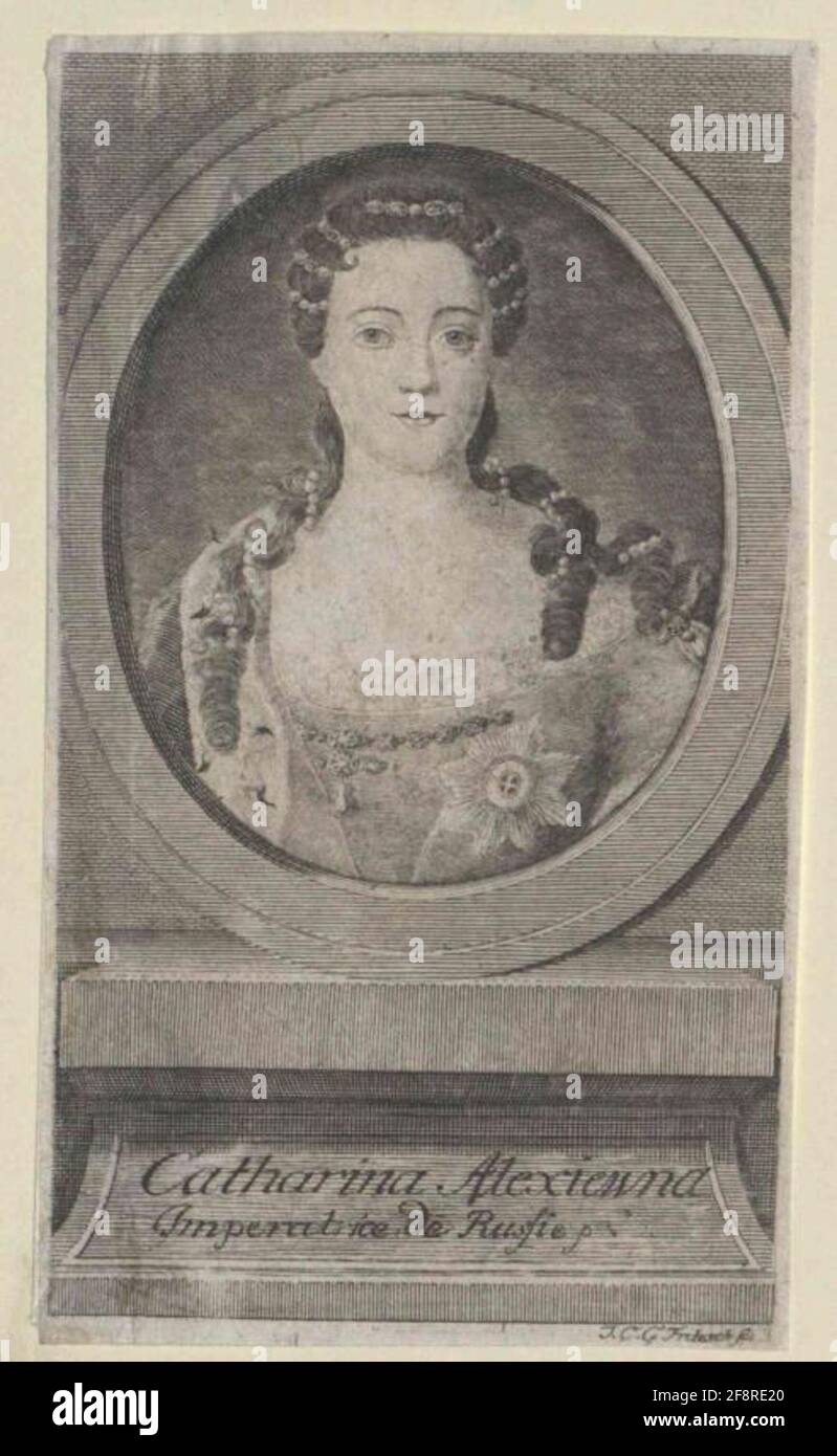 Katharina I, Empress of Russia Stock Photo - Alamy