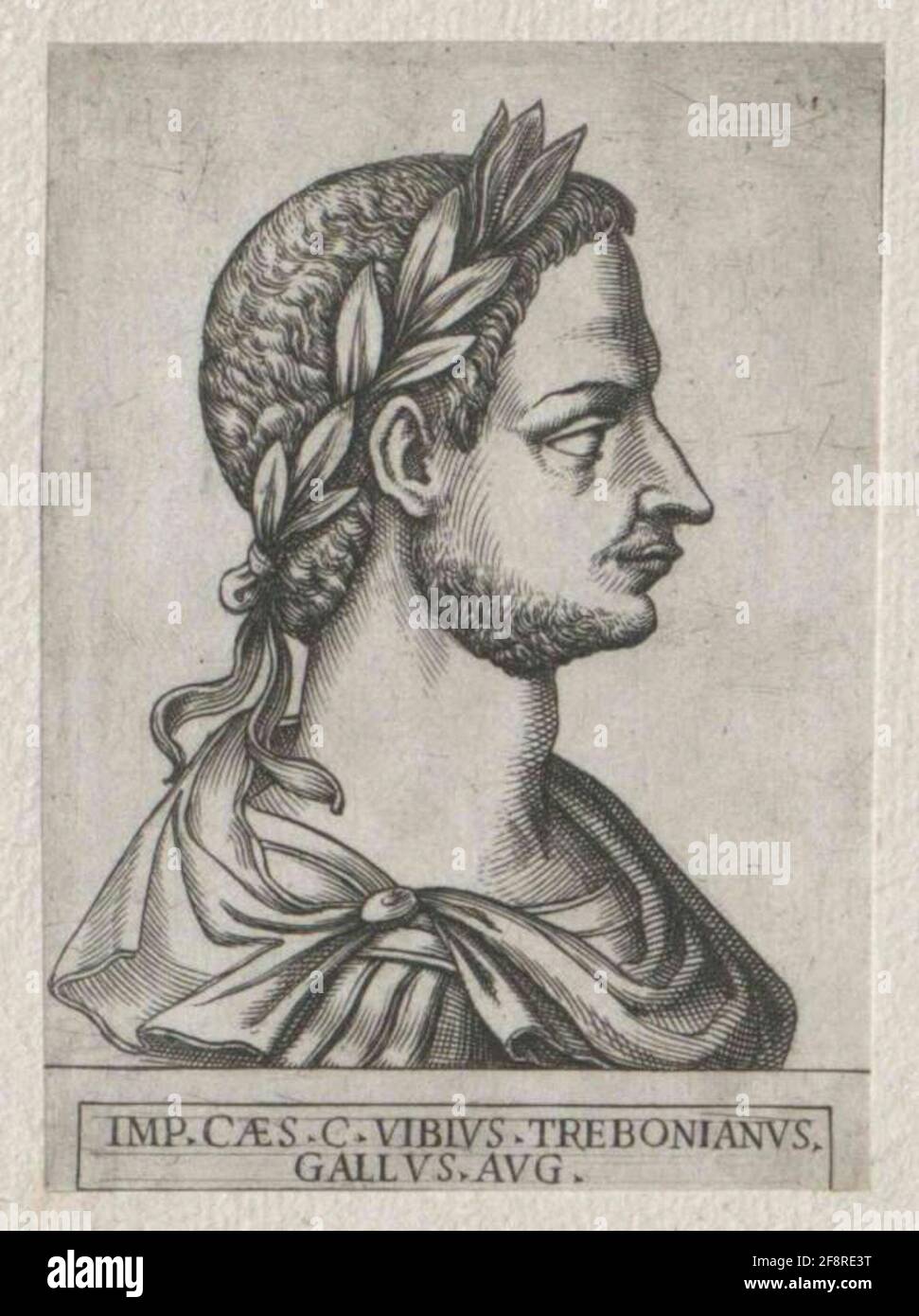 Trebonianus Gallus, Roman Emperor Stock Photo - Alamy