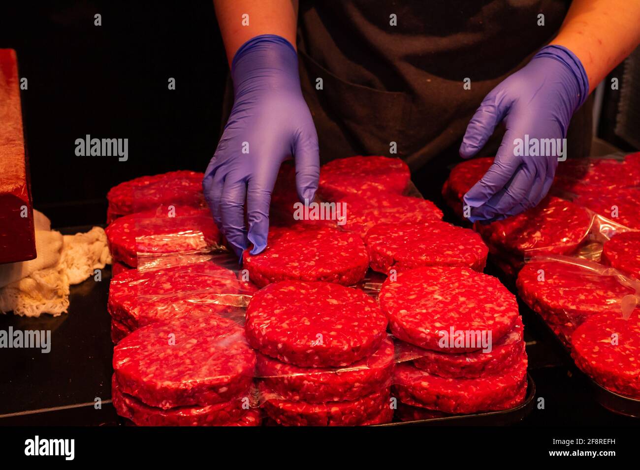 Meat handling hi-res stock photography and images - Alamy