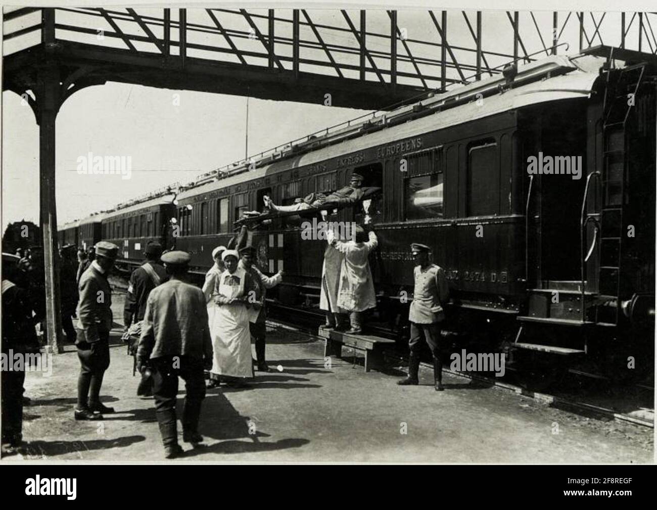 Wound stroke. (Stryj station Stock Photo - Alamy