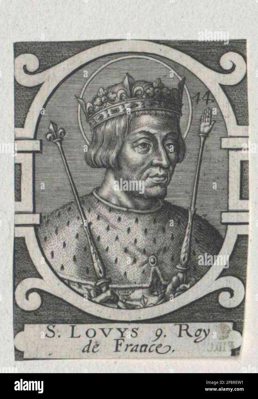 Ludwig Ix., King of France, Saint Stock Photo - Alamy