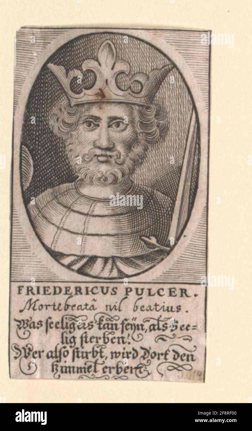 Frederick III. The beautiful, German king Stock Photo - Alamy