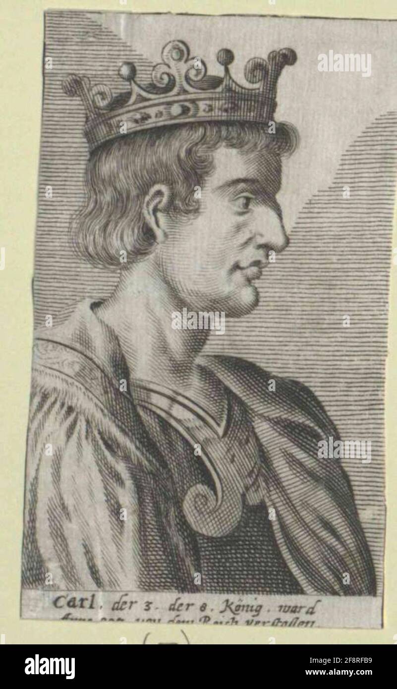 Karl III., The Thick Emperor Stock Photo - Alamy