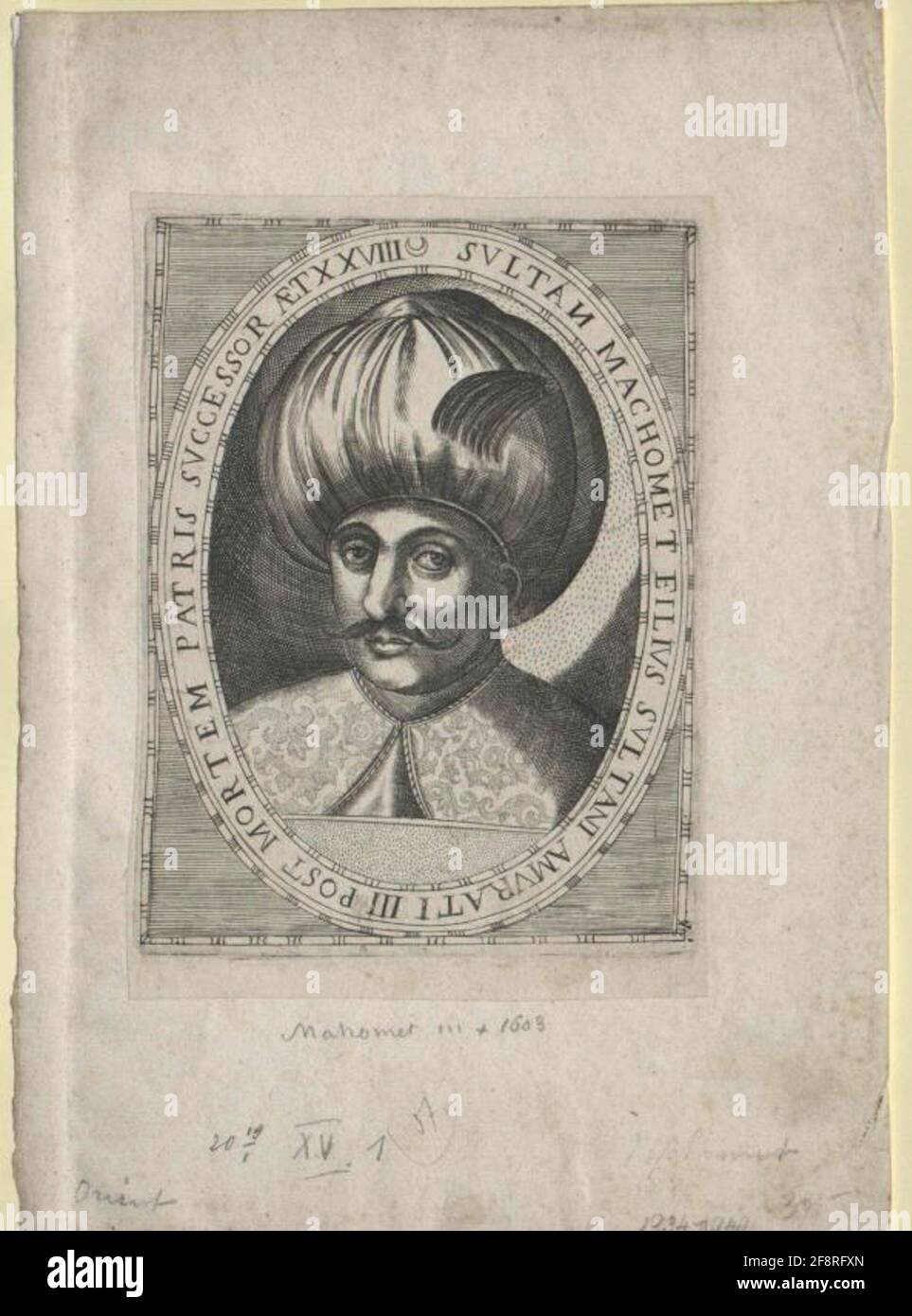 Mohammed III., Sultan of Turkey Stock Photo - Alamy