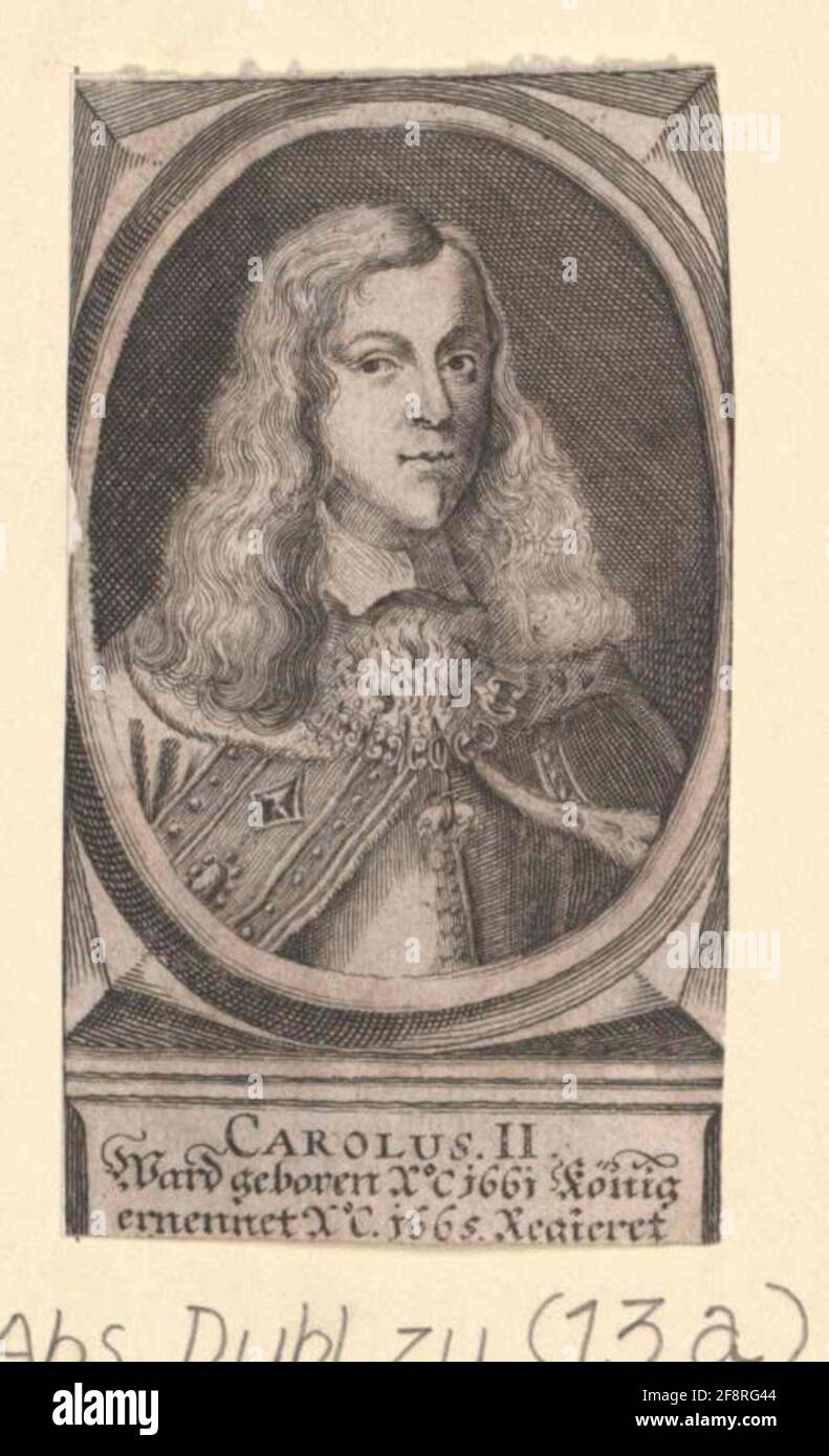 Karl II., King of Spain Stock Photo - Alamy