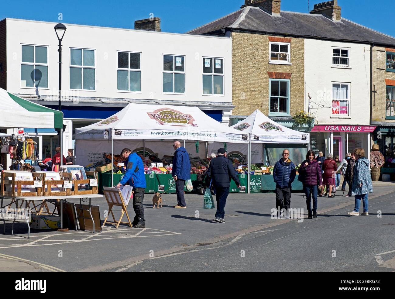 Pocklington market day hi-res stock photography and images - Alamy