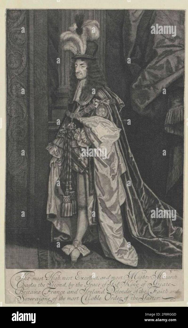 Karl II., King of England Stock Photo - Alamy