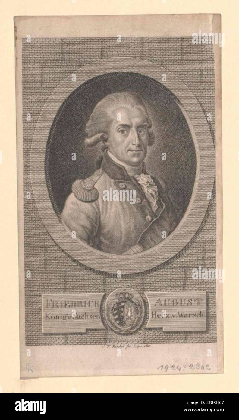 Friedrich August I, King of Saxony Stock Photo - Alamy