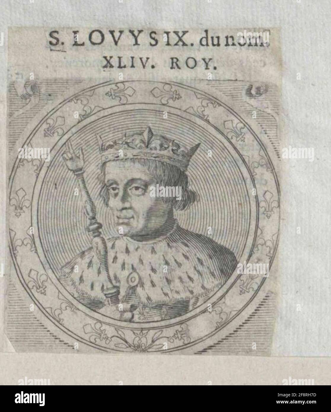 Ludwig Ix., King of France, Saint Stock Photo - Alamy