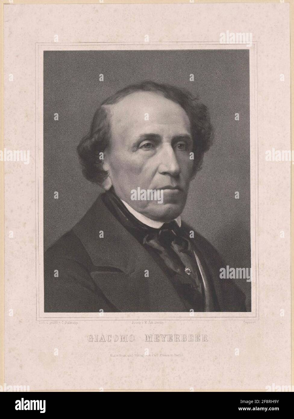 Meyerbeer, Giacomo Stock Photo - Alamy
