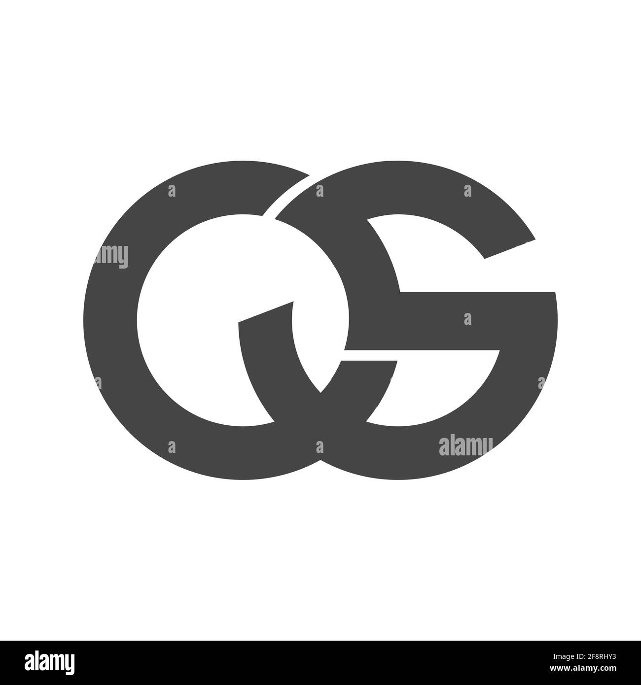 Initial qs letter logo vector template design. Linked letter sq logo ...