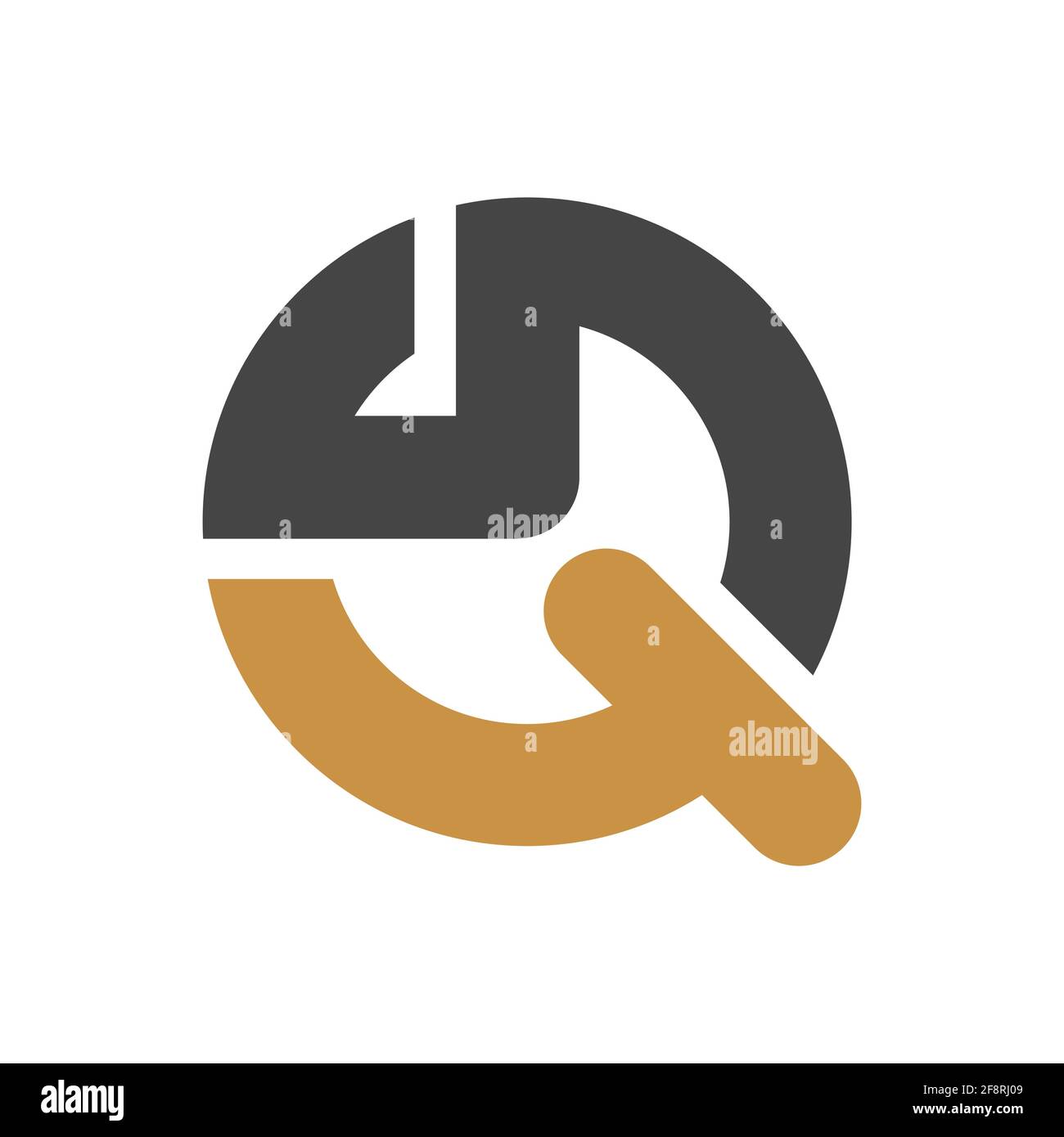 Initial qs letter logo vector template design. Linked letter sq logo ...