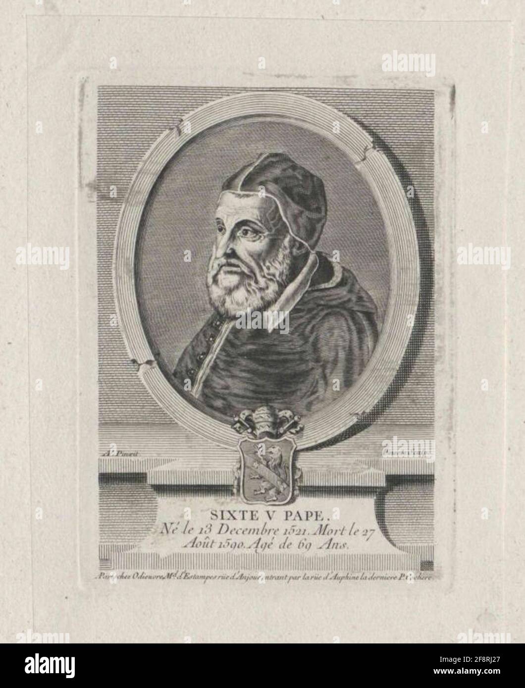 Sixtus V., papa Stock Photo - Alamy
