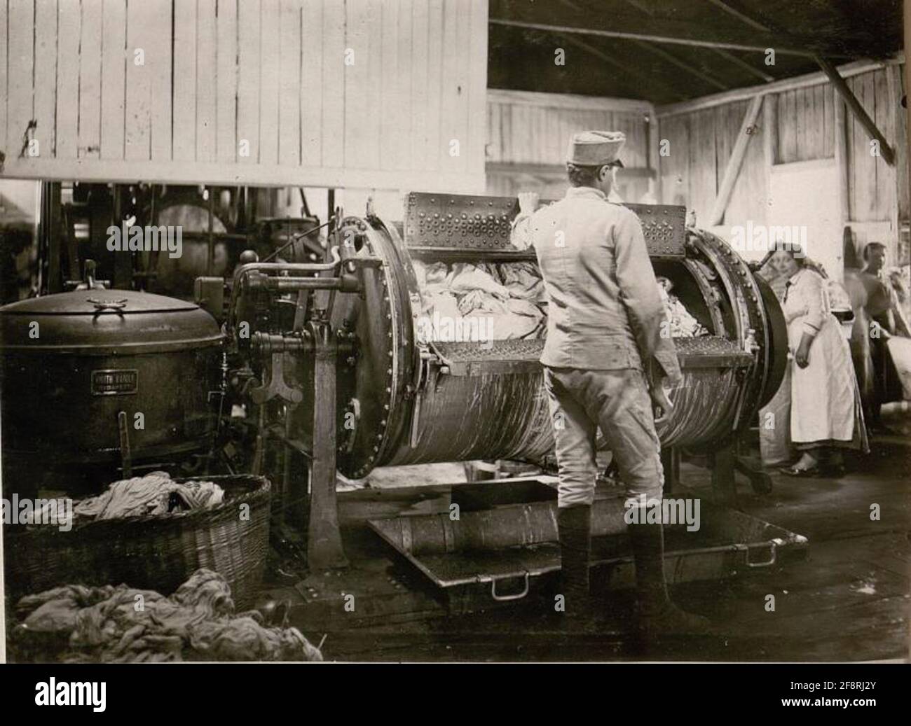 Steam laundry in Kolomea: washroom.i Stock Photo - Alamy