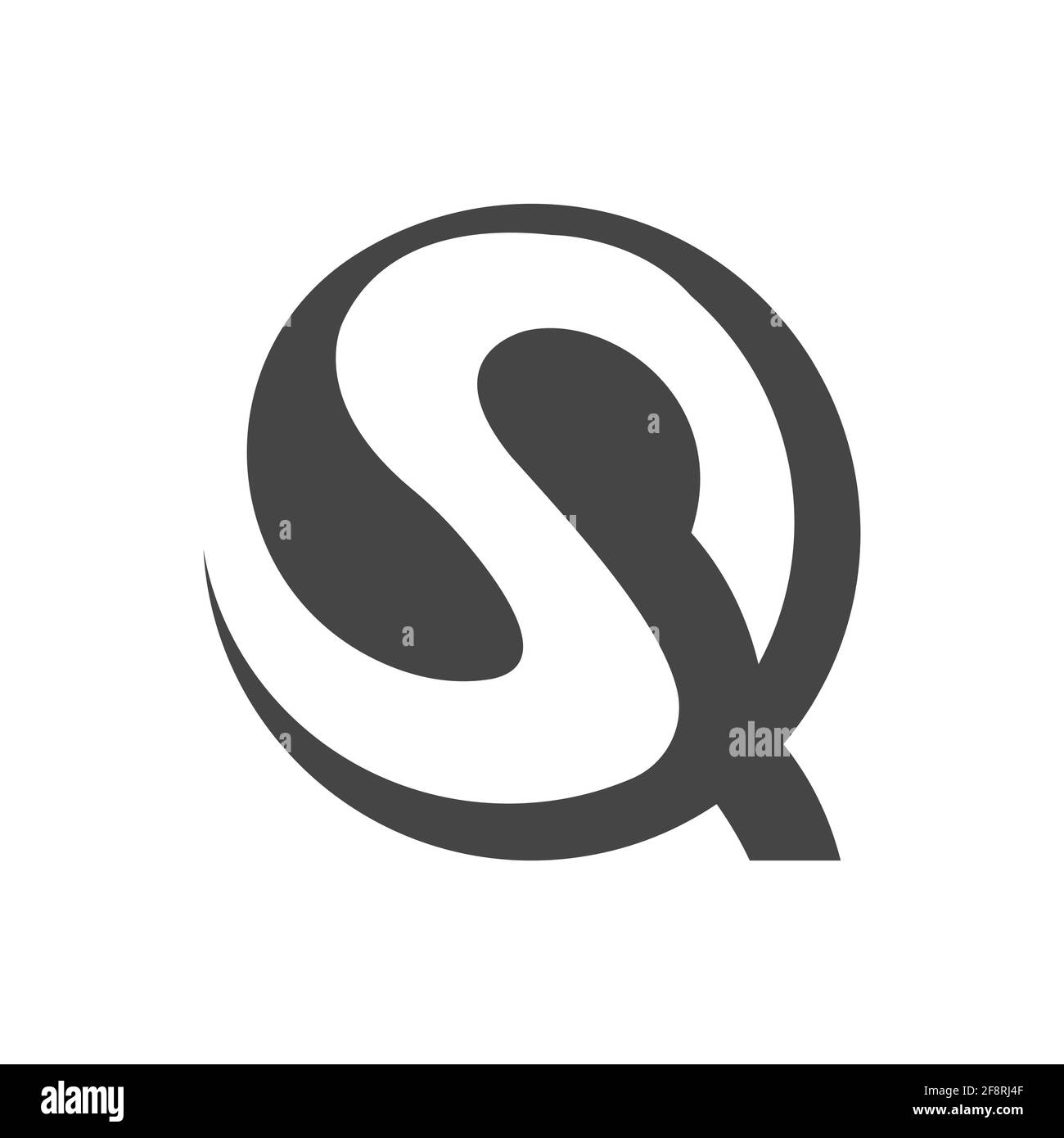 Initial qs letter logo vector template design. Linked letter sq logo ...