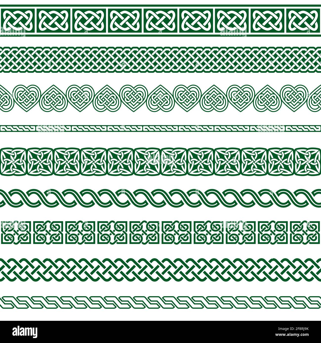 Green Celtic Border