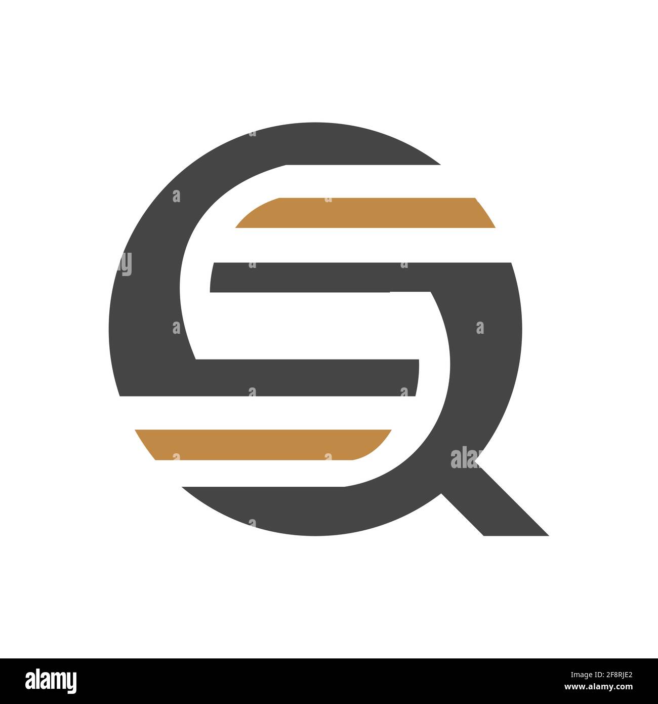 Initial qs letter logo vector template design. Linked letter sq logo ...