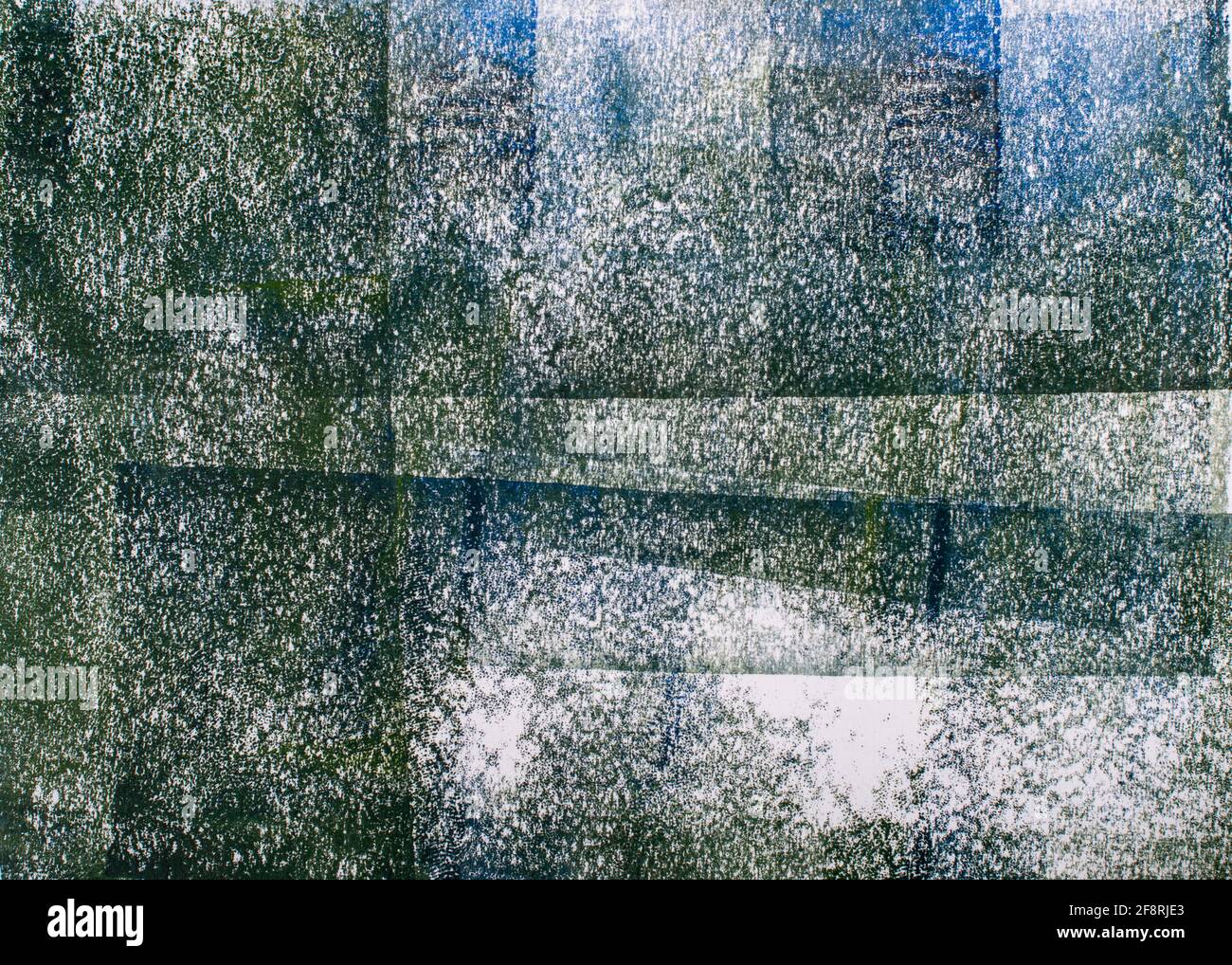 Abstract green background. Acrylic Monotype template. Paper texture ...