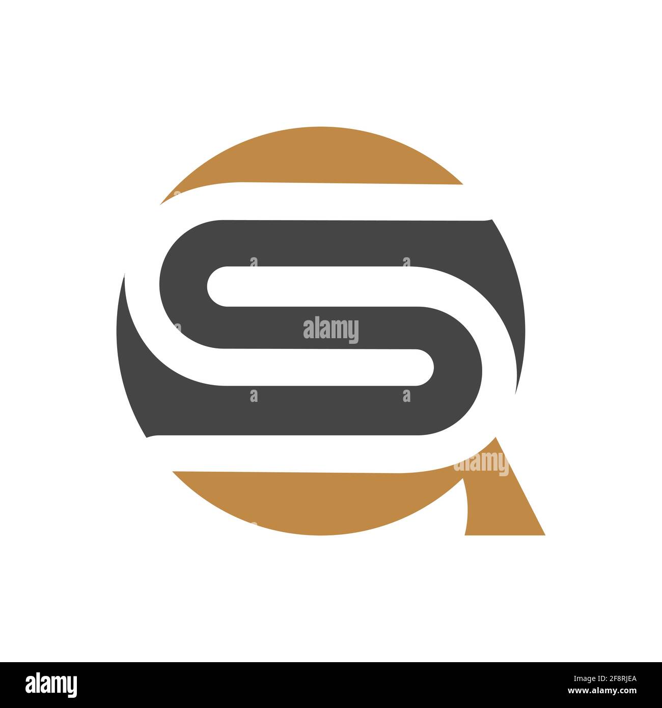 Initial qs letter logo vector template design. Linked letter sq logo ...