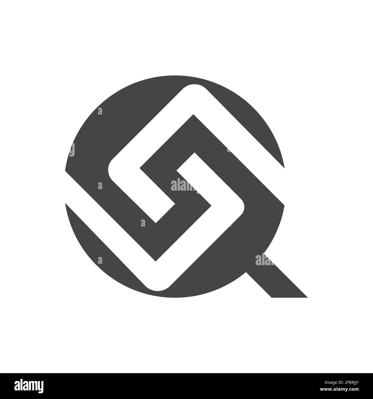 Initial qs letter logo vector template design. Linked letter sq logo ...