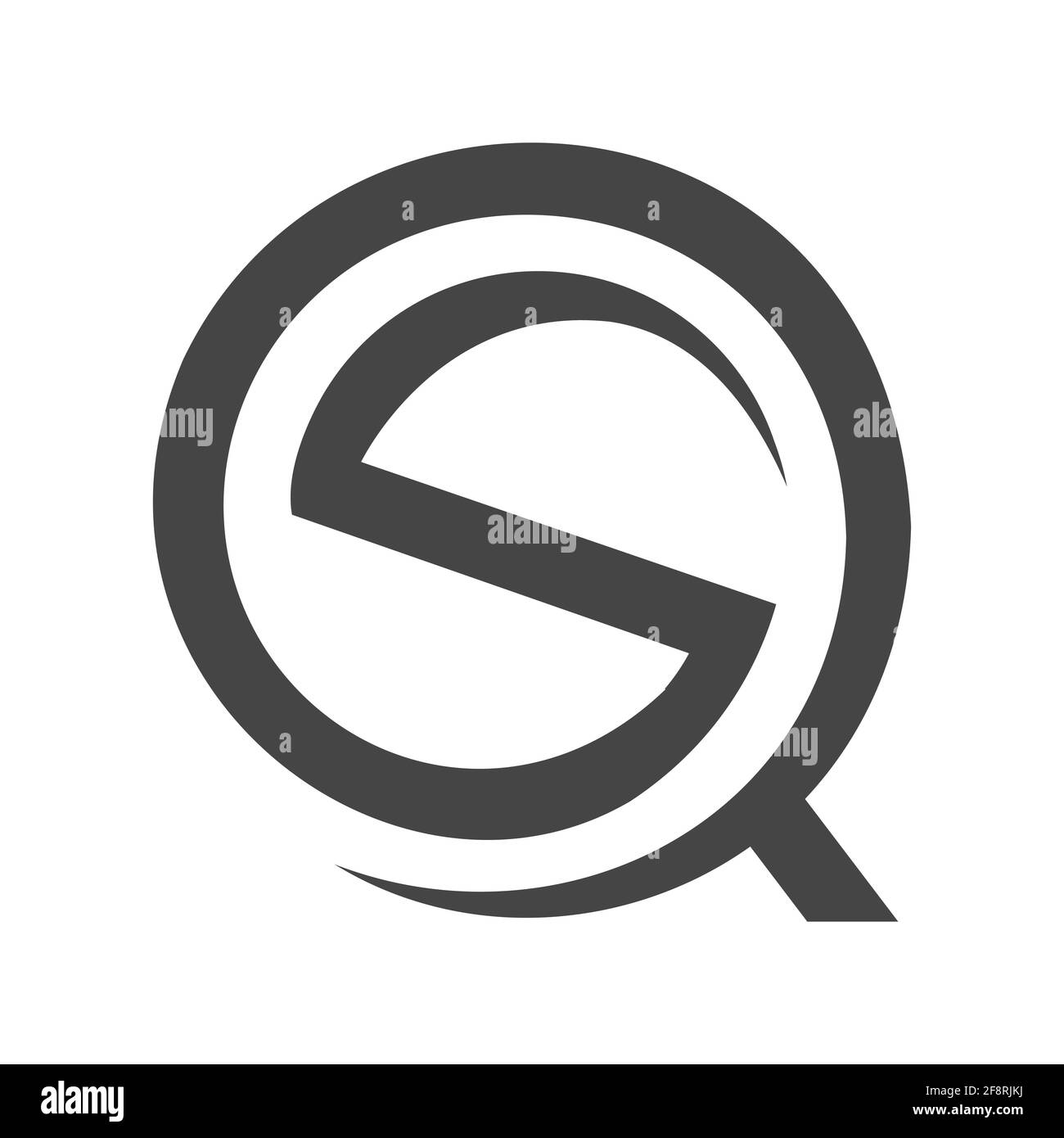 Initial qs letter logo vector template design. Linked letter sq logo ...