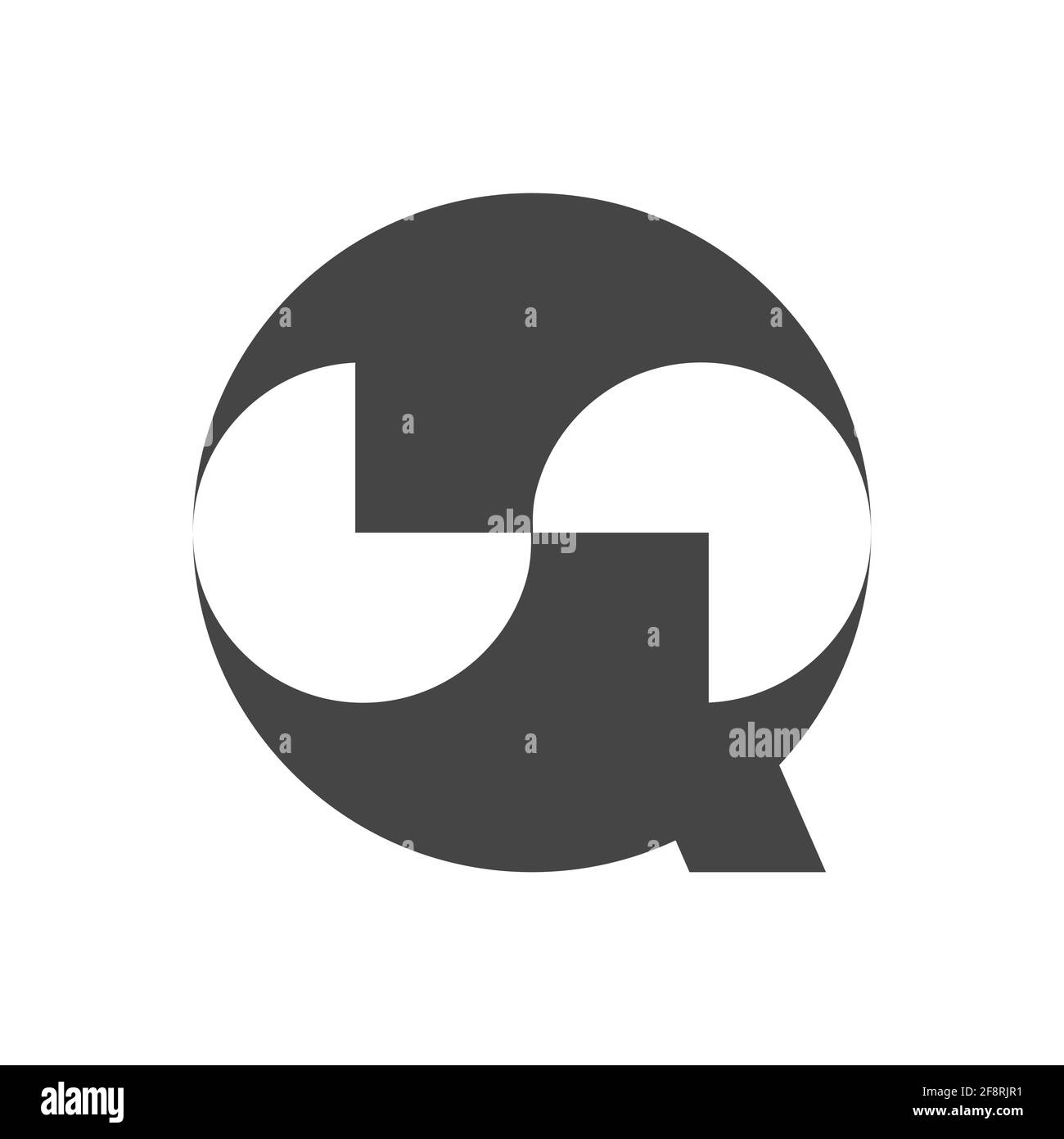 Initial qs letter logo vector template design. Linked letter sq logo ...