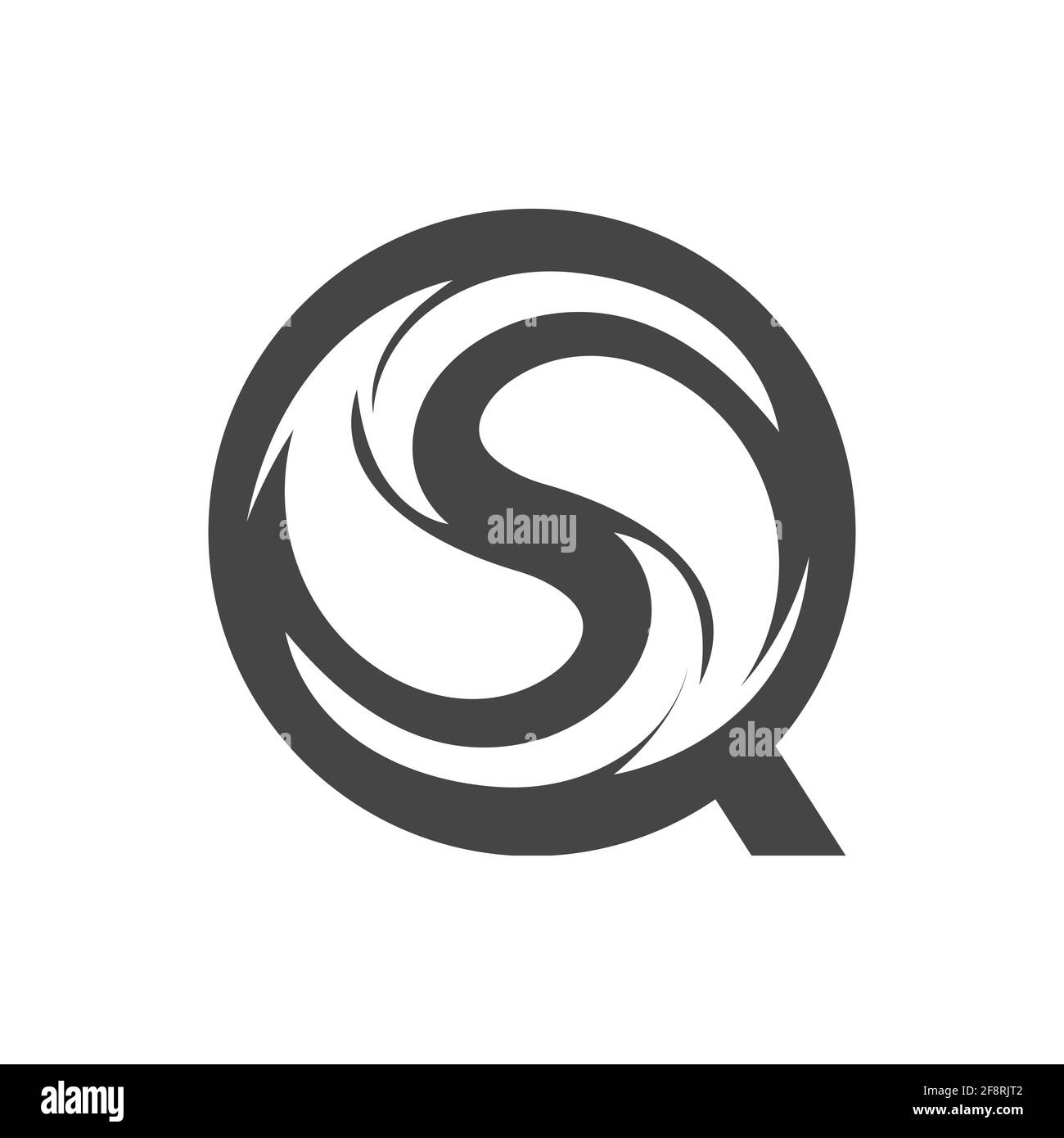 Initial qs letter logo vector template design. Linked letter sq logo ...