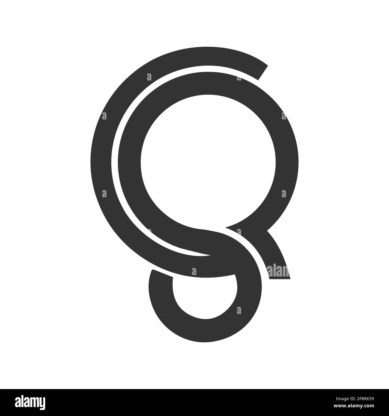 Initial qs letter logo vector template design. Linked letter sq logo ...
