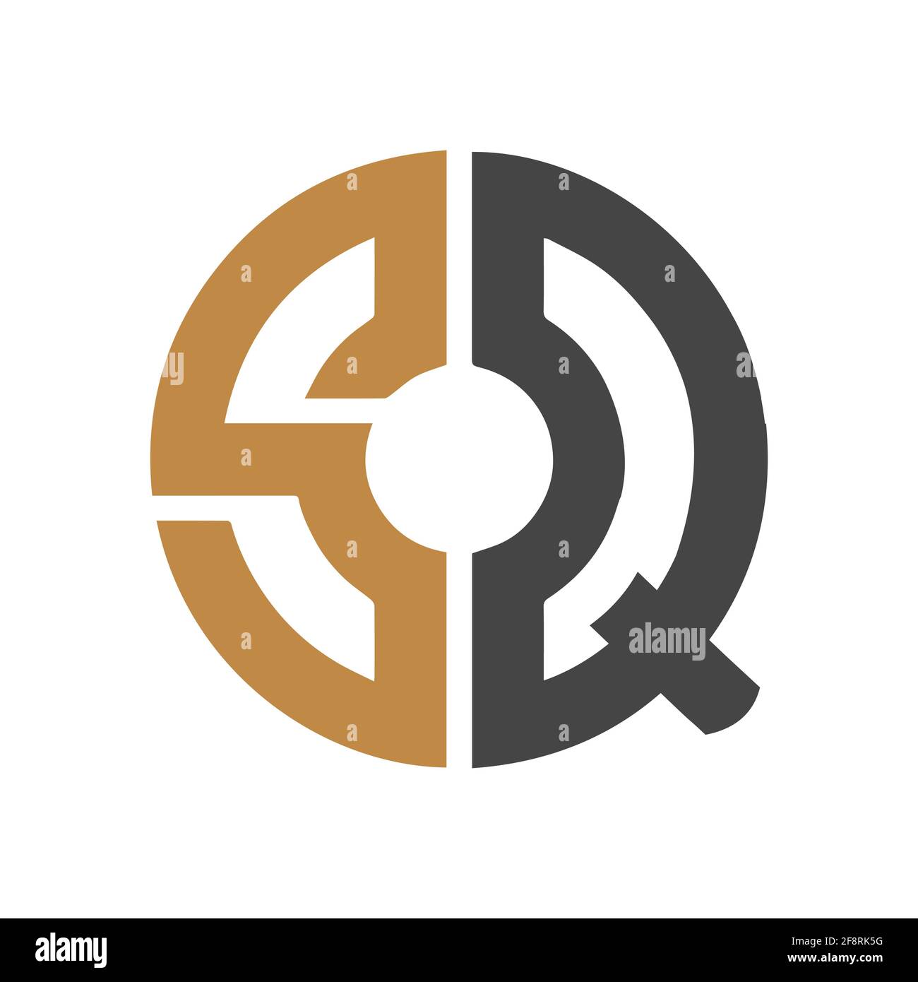 Initial qs letter logo vector template design. Linked letter sq logo ...