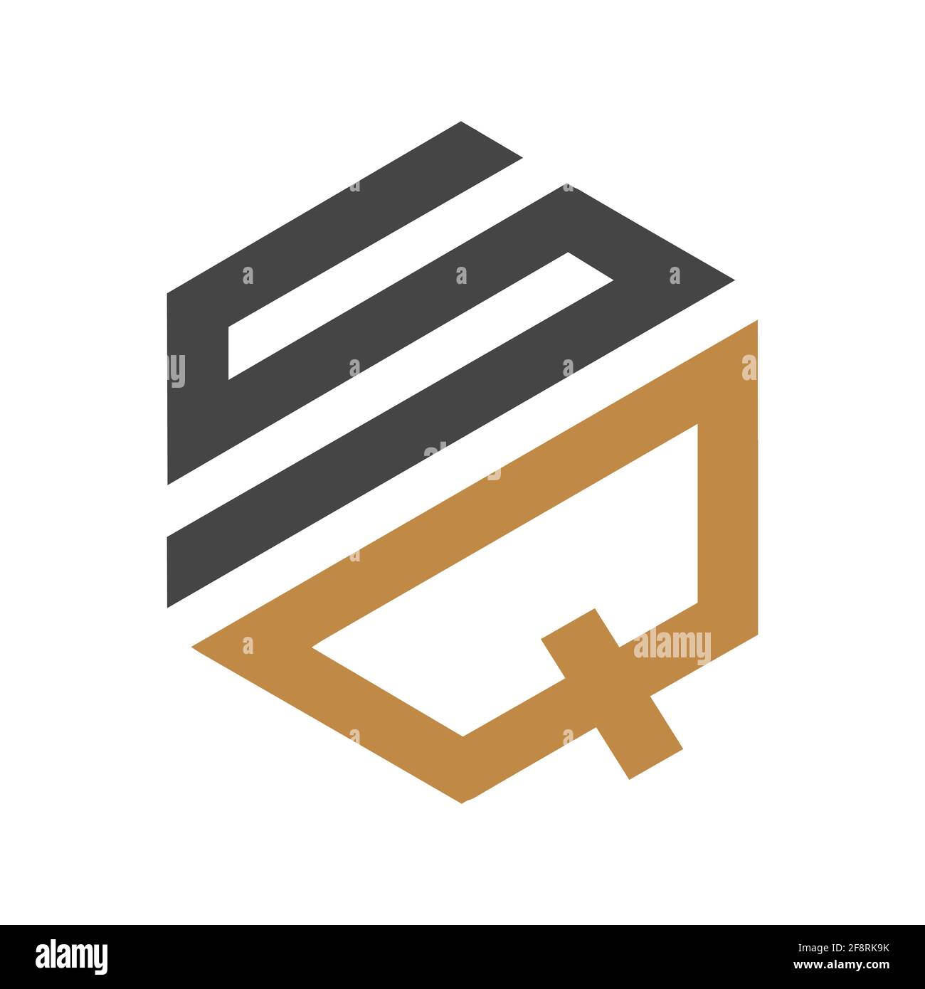 Initial qs letter logo vector template design. Linked letter sq logo ...