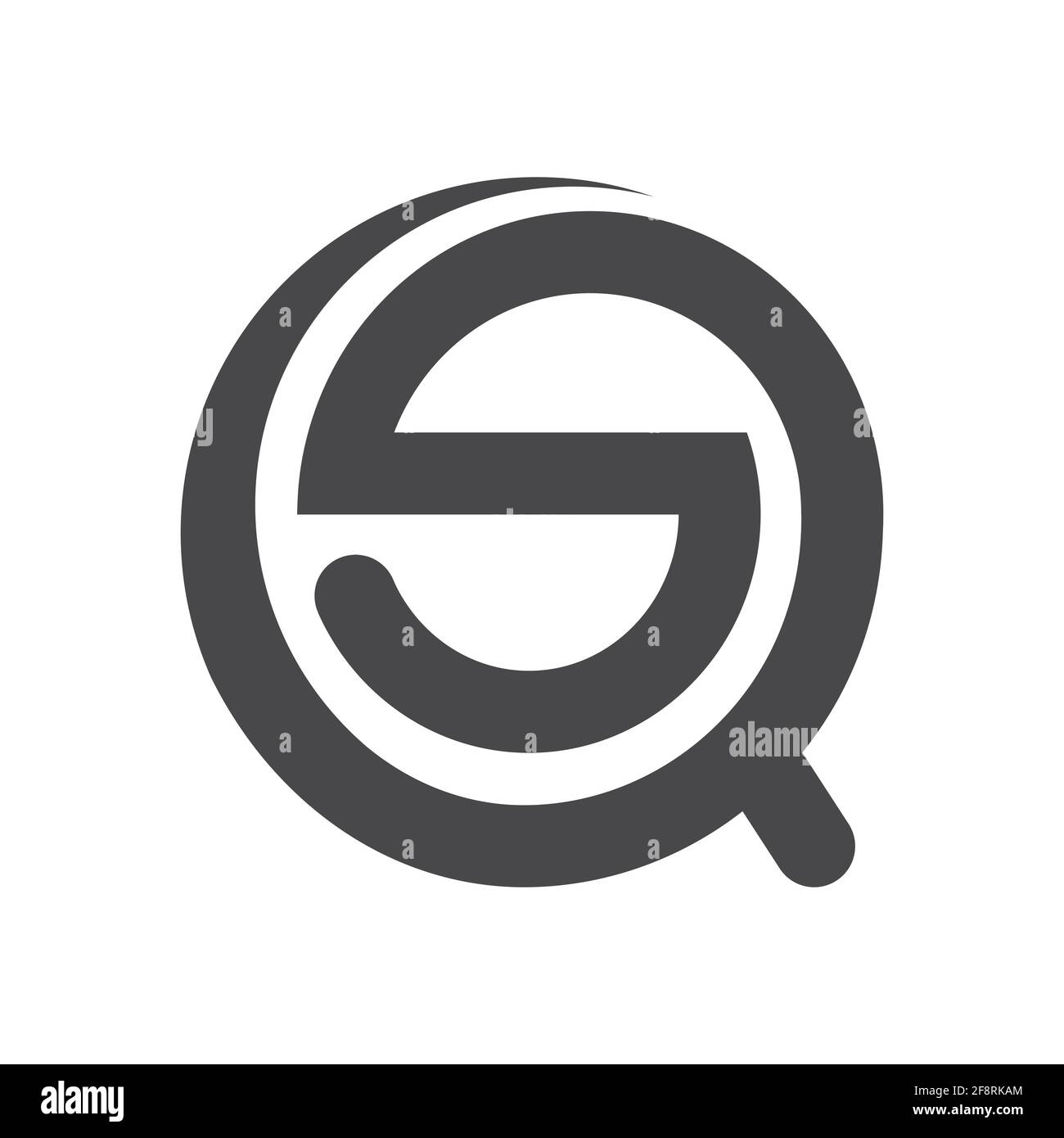 Initial qs letter logo vector template design. Linked letter sq logo ...