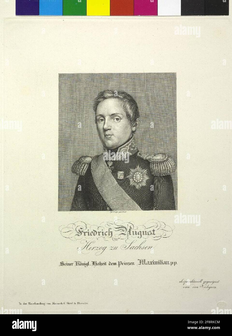 Friedrich August II, King of Saxony Stock Photo - Alamy