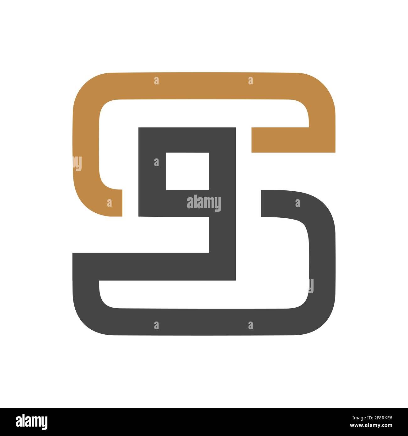 Initial qs letter logo vector template design. Linked letter sq logo ...