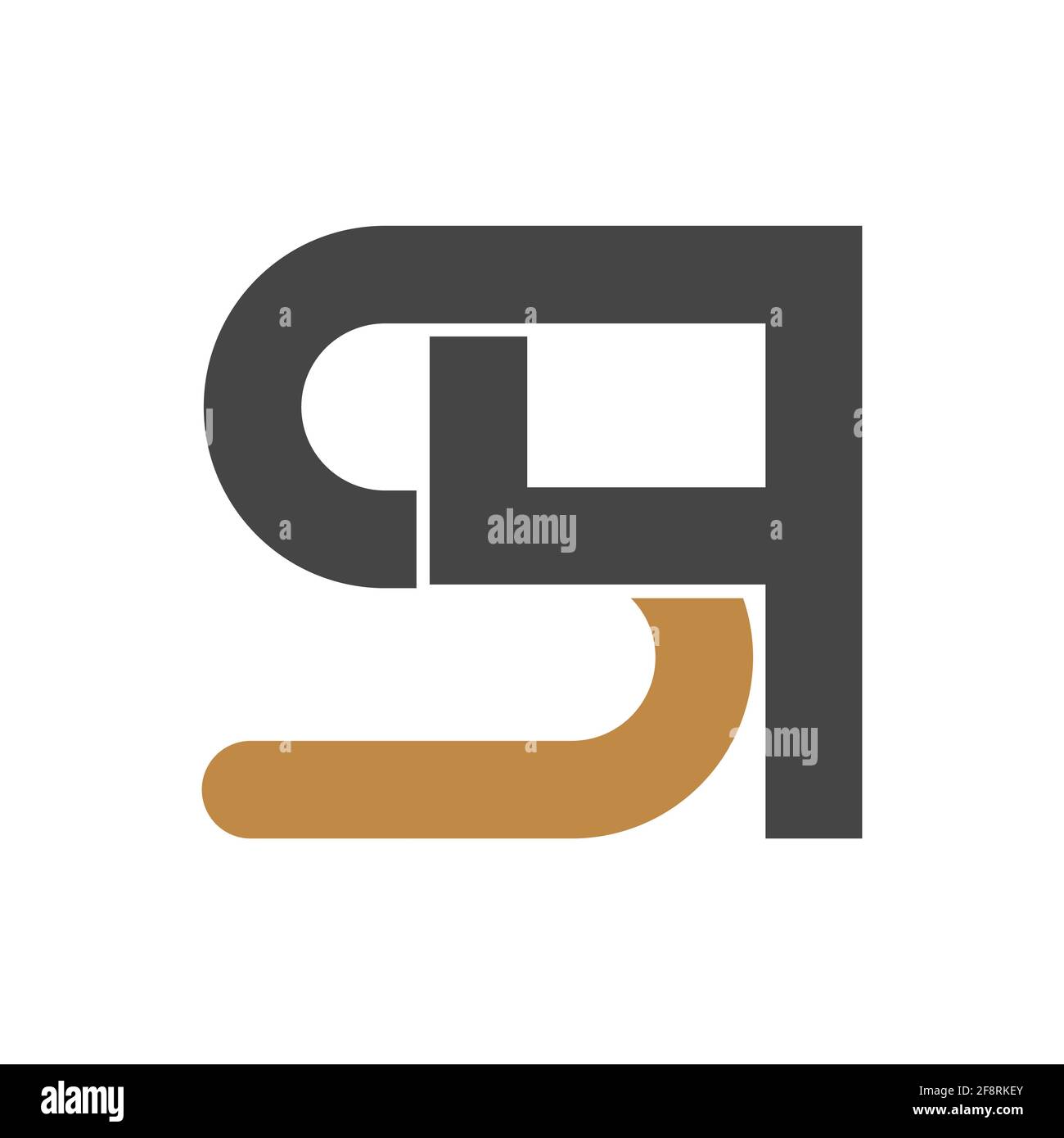 Initial qs letter logo vector template design. Linked letter sq logo ...