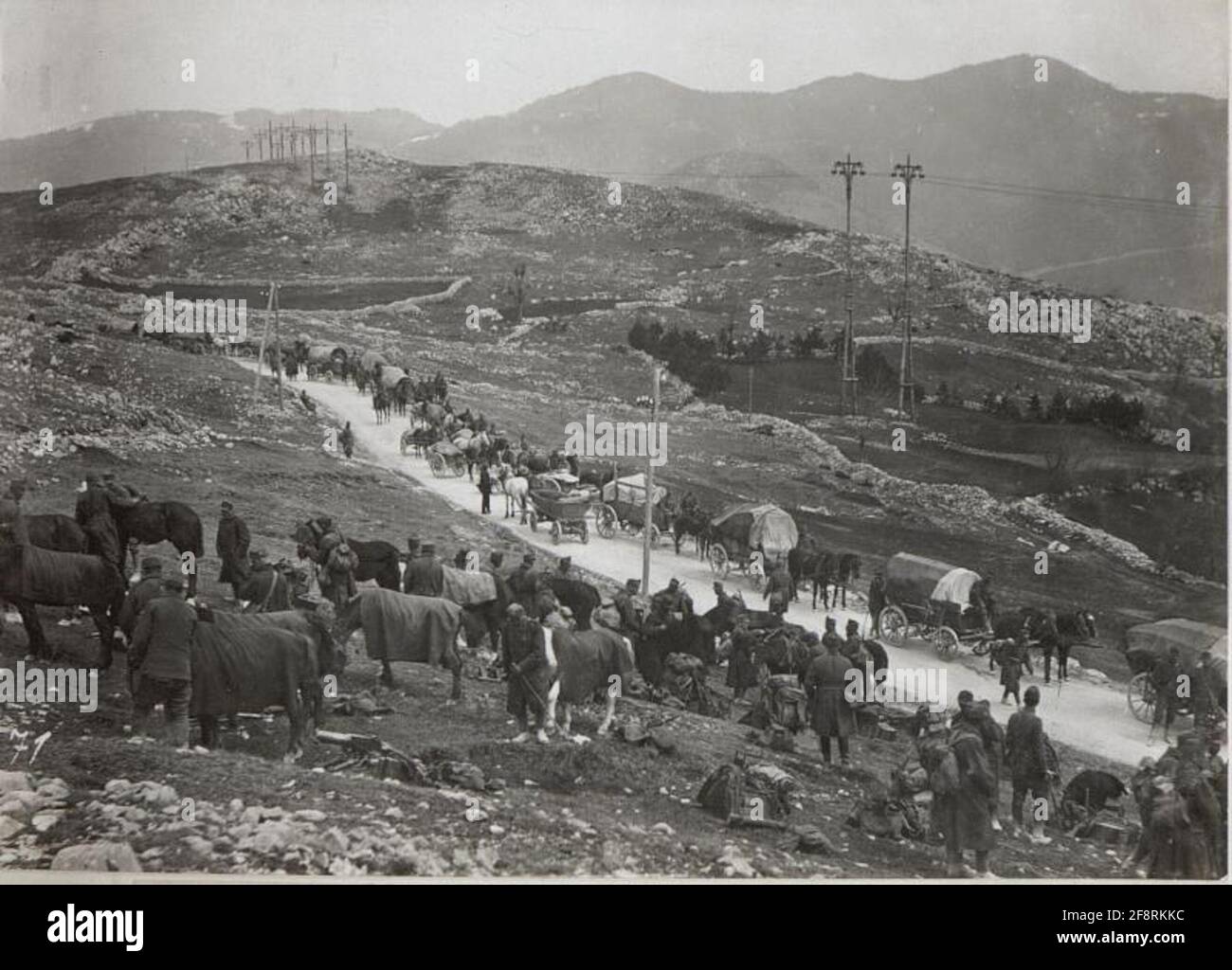 Troops-bestaus a.d. Isoonzofront.1.9.17 Stock Photo - Alamy