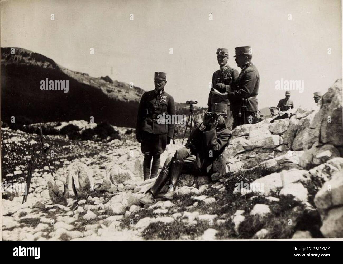 Emperor Charles I in the XI. Isonzo slaughter Stock Photo - Alamy
