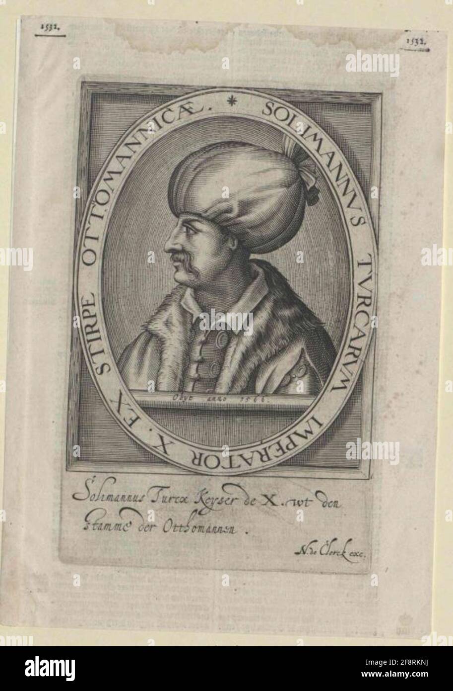 Suleiman II, Sultan of Turkey Stock Photo - Alamy