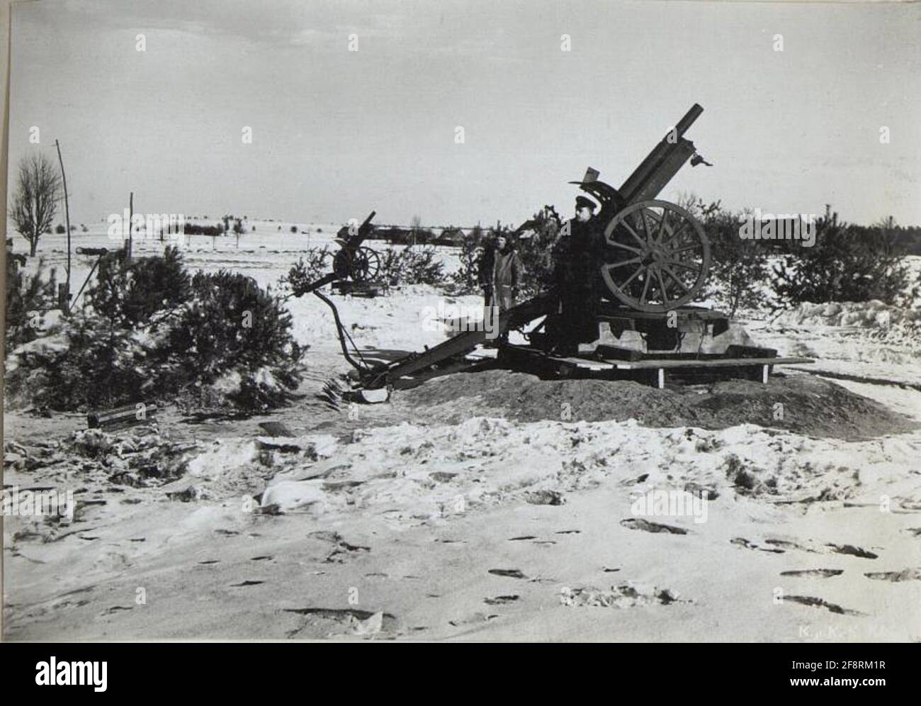 Flak train at Ozdzintyczy Stock Photo - Alamy