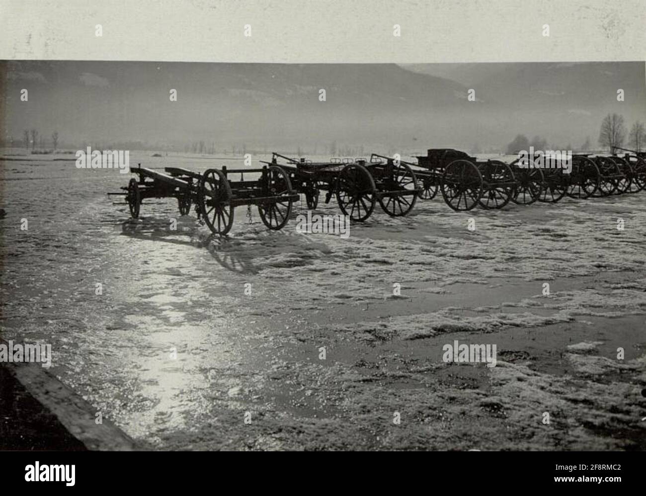 Pioneering trolley park at the new Tröppolach Gailbridge. Point: Kote ...