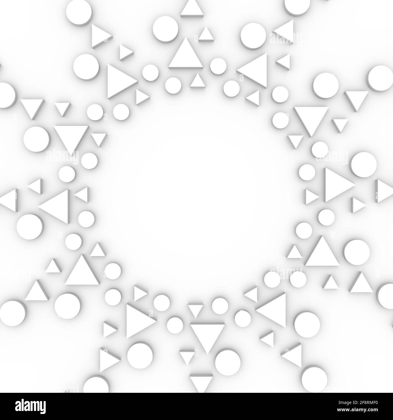 Radial triangles in circle form. Fireworks explosion background ...