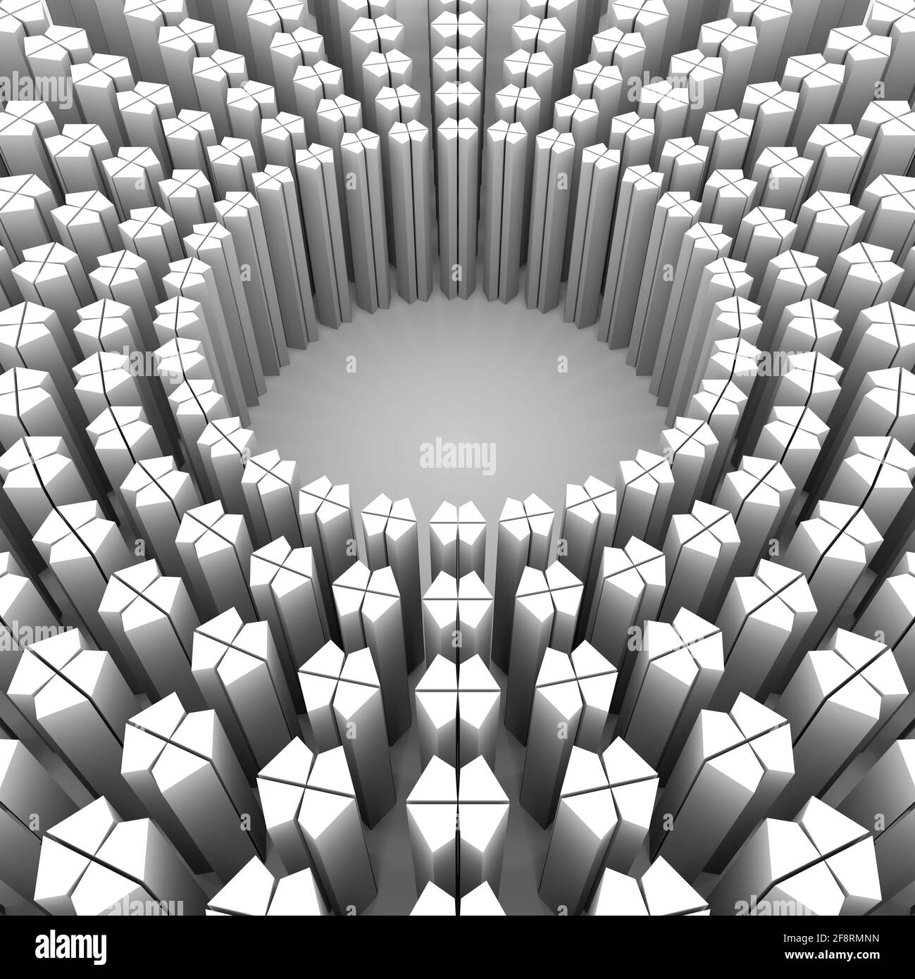 Radial triangles in circle form. Fireworks explosion background ...