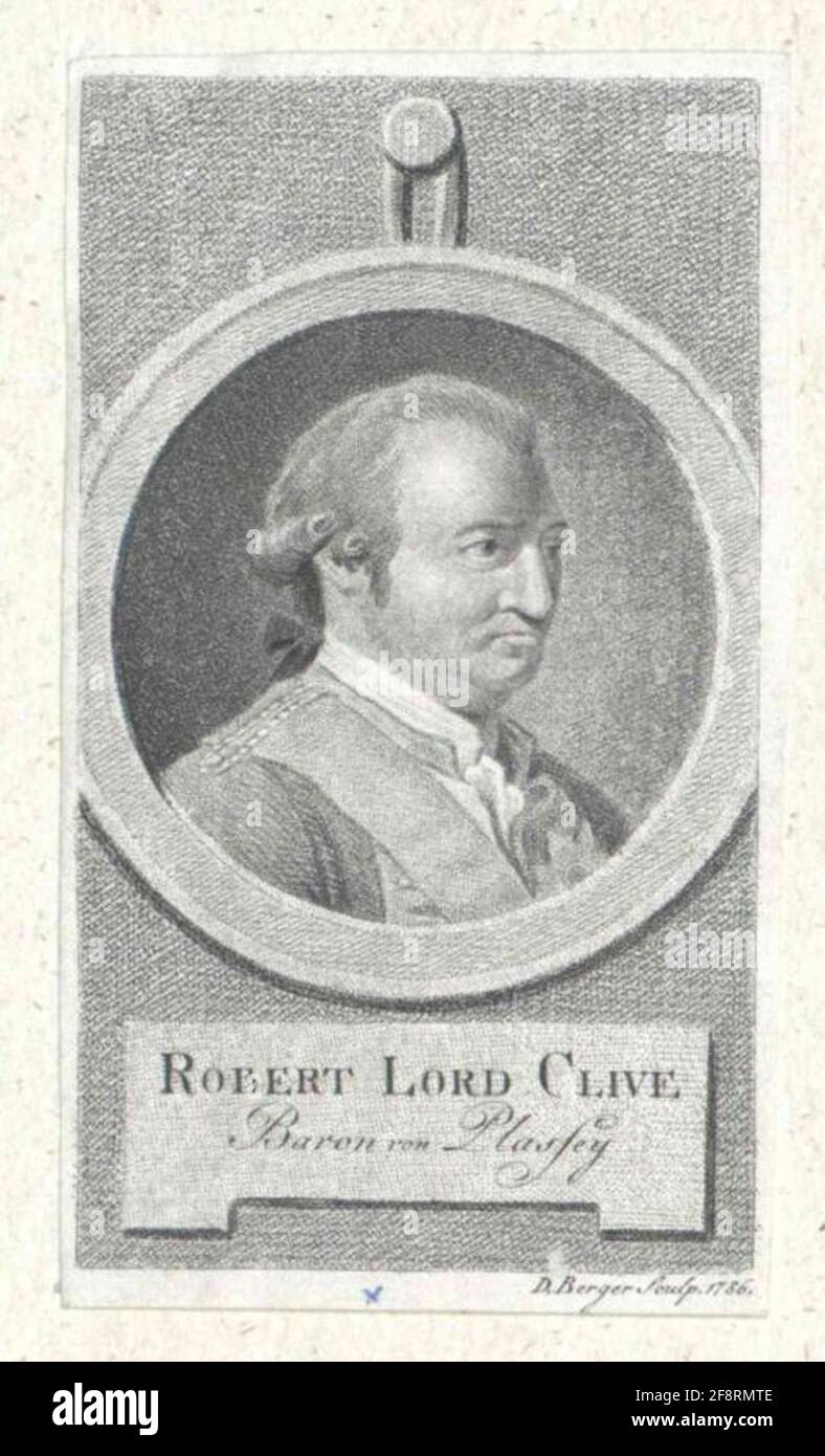Clive, 1. Baron Clive of Plassey, Robert Stecher: Berger, Daniel (1744 ...