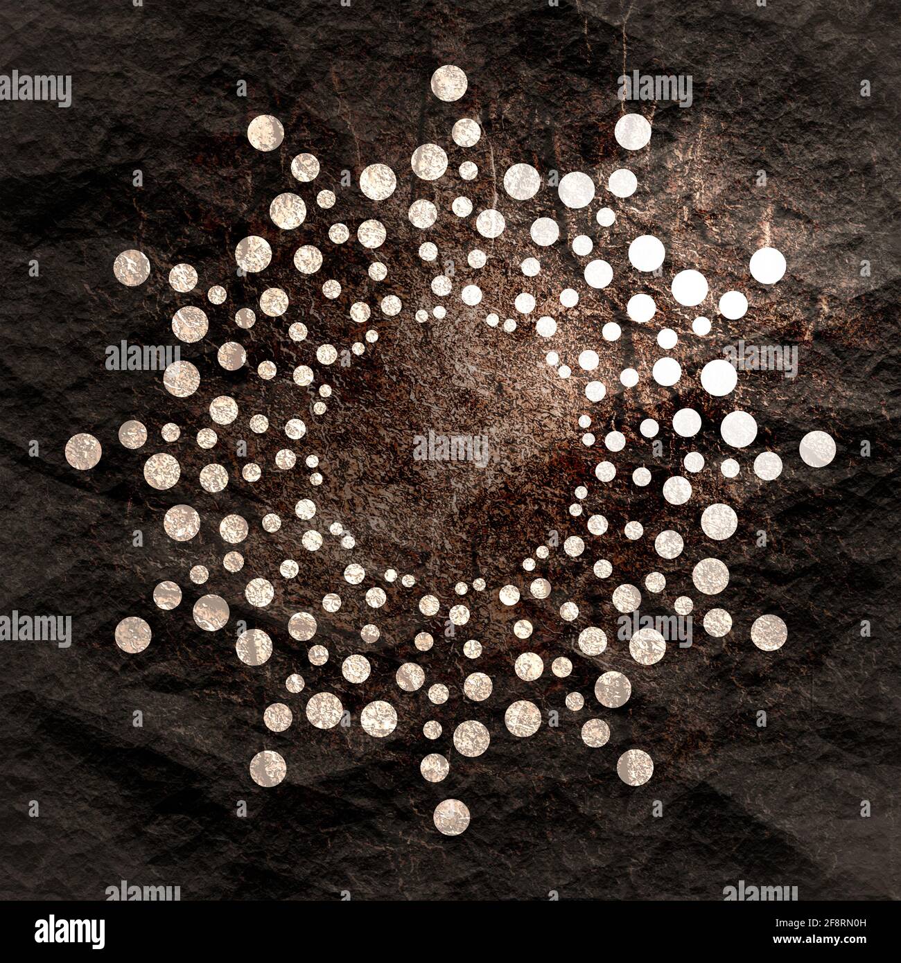 Radial halftone dots in circle form. Fireworks explosion background ...