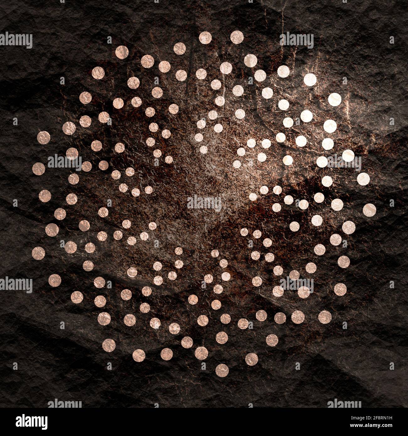 Radial halftone dots in circle form. Fireworks explosion background ...